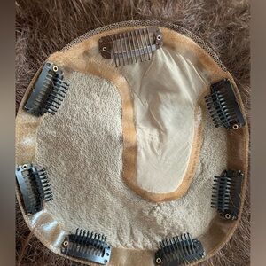 Hair | Human Hair Curly Topper Natural 2c Curls Wig | Poshmark